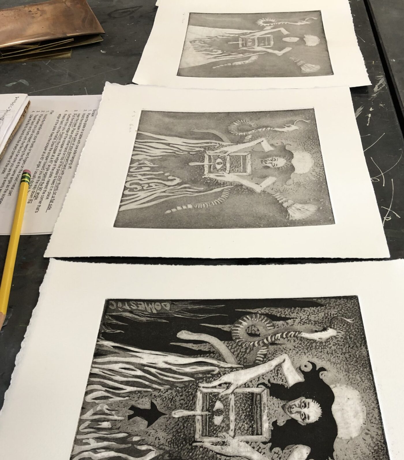 Intro to Copper Etching: Aquatint - Kala Art Institute